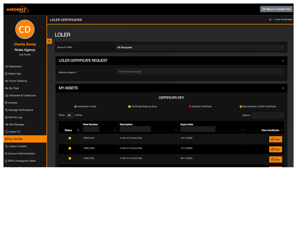 InSite | Hire Industry, Online, UK | Ardent Hire